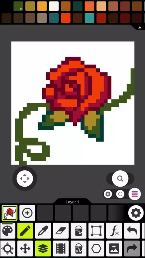 Die 5 beste Pixel Art Apps vir Android en iPhone 1759_6