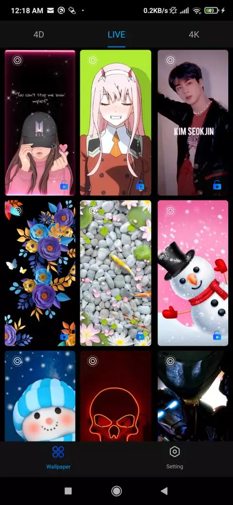 Ang 10 Labing Maayo nga Live Wallpaper Apps alang sa Android 17647_20