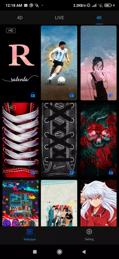 L-10 Aqwa Apps Live Wallpaper għal Android 17647_21