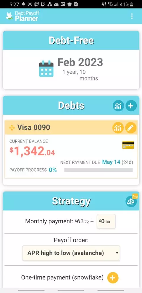 7 najboljših aplikacij za upravljanje dolgov za mobilne naprave 17844_2