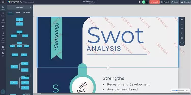 Les 7 meilleures applications d'analyse SWOT pour la planification de projet 17940_5