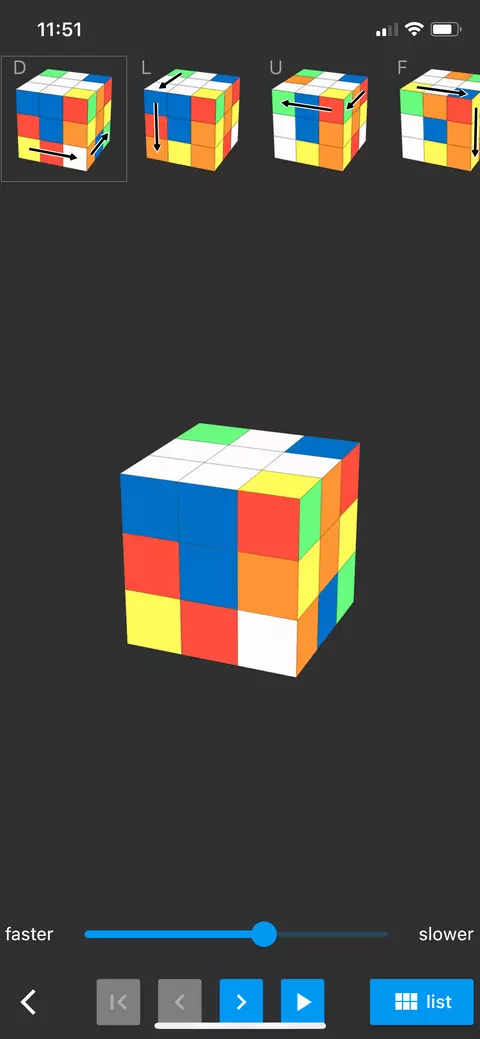 Como resolver un cubo de Rubik en minutos usando o teu teléfono intelixente 17995_8