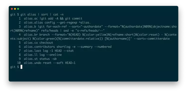 Cara Menggunakan Git Aliases: 10 Contoh Penting 1813_9