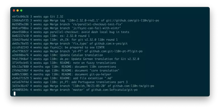 Git Log ئارقىلىق بىر تۈرنىڭ تارىخىنى قانداق تەكشۈرۈش كېرەك 1816_9