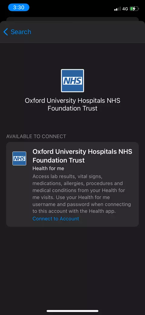 Yadda za a Add Your Official Medical Records zuwa iPhone ta Health App 18223_8
