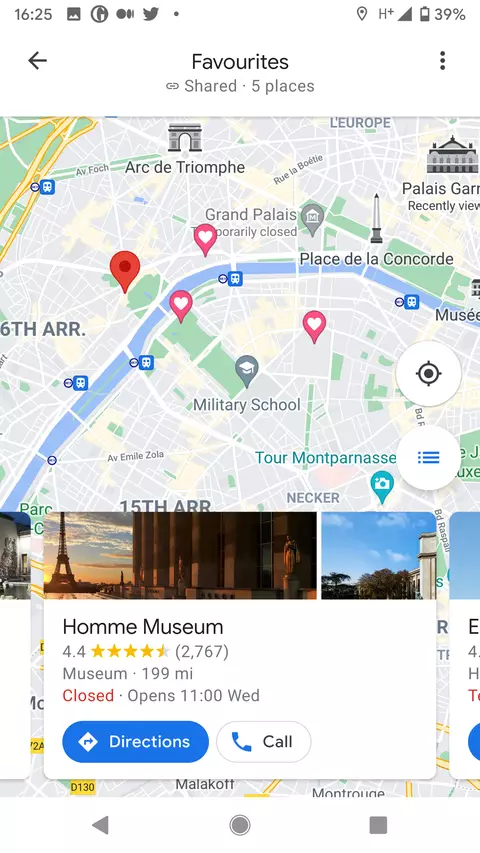 Nke a bụ otu esi echekwa ebe na Google Maps 1823_8