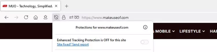 Comment utiliser la protection améliorée contre le pistage de Firefox pour rester en sécurité en ligne 18454_4