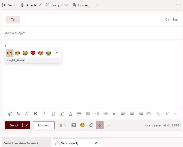 4 spôsoby, ako používať emotikony v e-mailoch a riadkoch s predmetom programu Outlook 18871_5