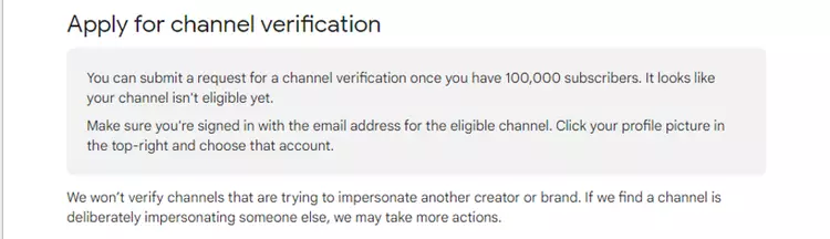 Como obter um selo de verificação do YouTube para seu canal 18933_4