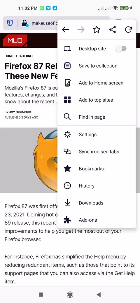 Com bloquejar o permetre la reproducció automàtica al Firefox 18960_5