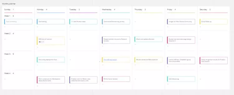 Como criar um planejador mensal no Miro 19370_2