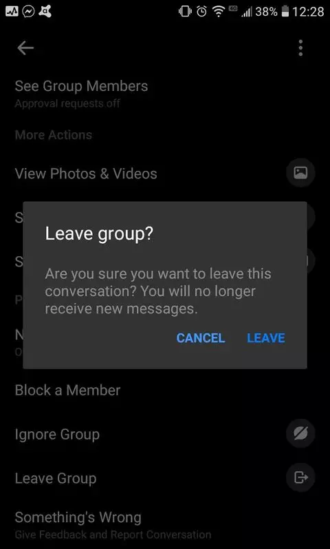 Giunsa Pagdumala ang Mga Notipikasyon sa Grupo sa Messenger sa Facebook 19401_8