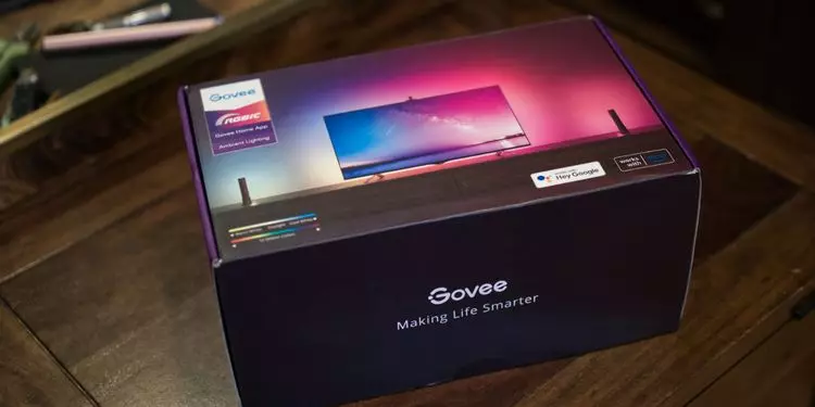 Rishikimi i dritës së prapme të televizorit Wi-Fi dhe shiritave të dritës Govee Immersion Kit: Më e mira për lojëra dhe më e lirë se Philips Hue 1950_23