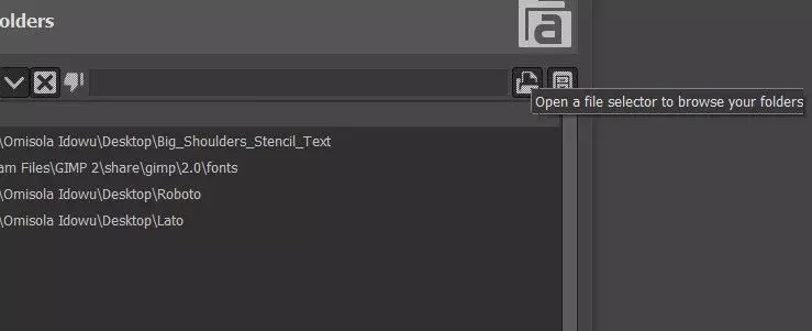 GIMP ಗೆ ಫಾಂಟ್ಗಳನ್ನು ಹೇಗೆ ಸೇರಿಸುವುದು (ಡೌನ್ಲೋಡ್ ಮಾಡಿ ಮತ್ತು ಸ್ಥಾಪಿಸಿ) 19669_7