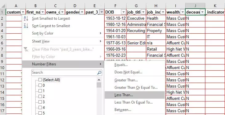 Як адфільтраваць у Excel, каб паказаць патрэбныя вам дадзеныя 19670_4