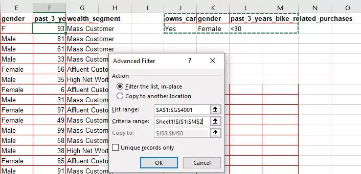 Як адфільтраваць у Excel, каб паказаць патрэбныя вам дадзеныя 19670_8