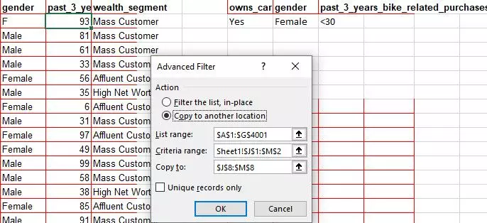 Як адфільтраваць у Excel, каб паказаць патрэбныя вам дадзеныя 19670_9