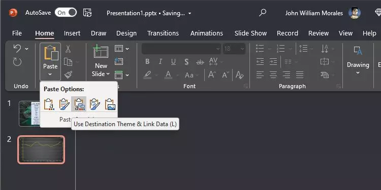 Comment lier des données Excel à votre présentation PowerPoint 1987_3