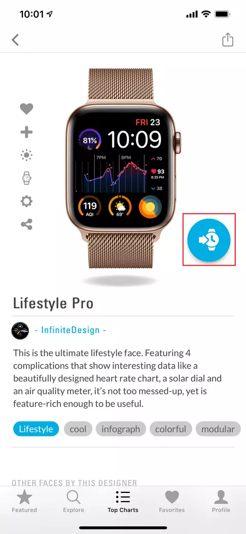 አዲስ የ Apple Watch መልኮችን እንዴት ማግኘት፣ ማጋራት እና ማውረድ እንደሚቻል 19890_26