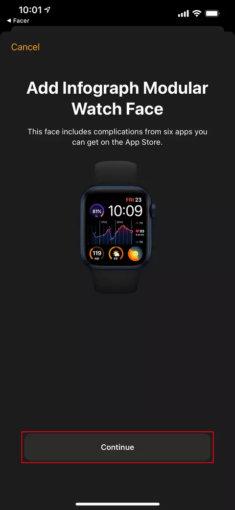 አዲስ የ Apple Watch መልኮችን እንዴት ማግኘት፣ ማጋራት እና ማውረድ እንደሚቻል 19890_27