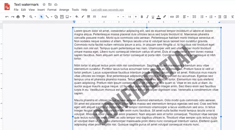 Google డాక్స్లో వాటర్మార్క్ను ఎలా జోడించాలి 19905_9