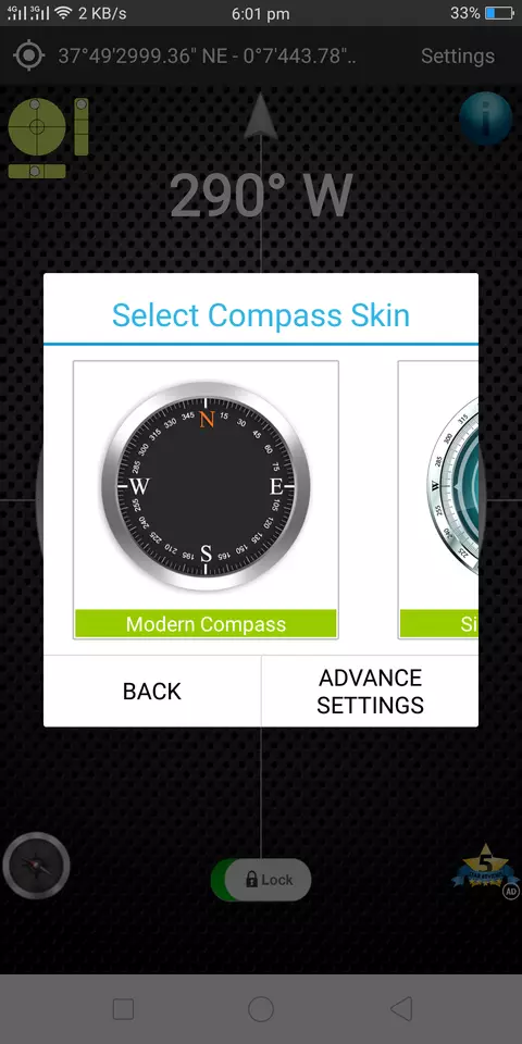 IiApps ezili-9 eziGqwesileyo zeCompass kwi-Android 19920_3