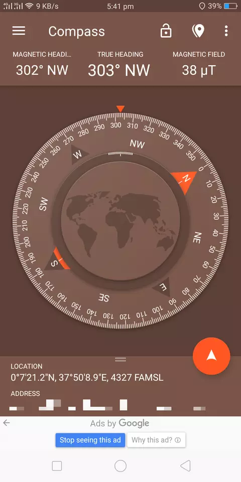 Les 9 meilleures applications Compass pour Android 19920_9