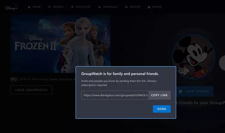 Чӣ тавр баргузор кардани ҳизбҳои Дисней+ бо истифода аз GroupWatch 19960_6