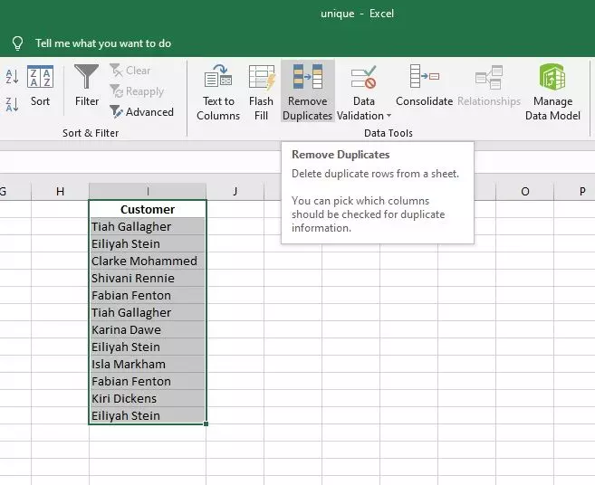 Excel'de Benzersiz Değerler Nasıl Sayılır 20226_2