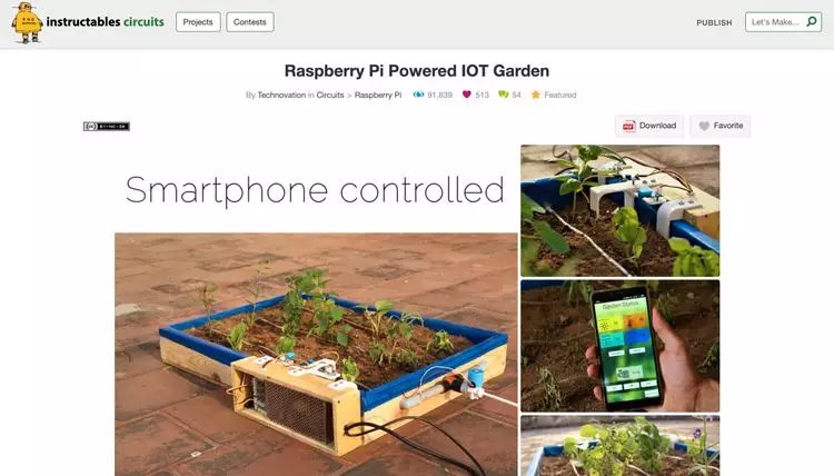 10 projektet më të mira të Raspberry Pi IoT