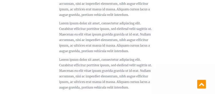 Ինչպես ստեղծել «Scroll-to-Top» կոճակ՝ օգտագործելով JavaScript և jQuery 20444_3