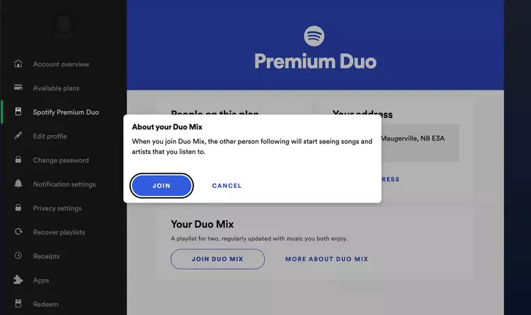 Ahoana ny fomba hanombohana mampiasa Spotify Premium Duo 20521_8