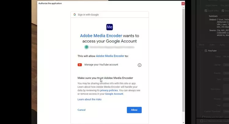 Чӣ тавр бо истифода аз Adobe Media Encoder видеоҳои худро ба васоити иҷтимоӣ бор кардан мумкин аст 20560_17