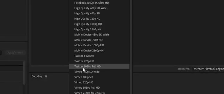 Fa'afefea ona fa'apipi'i au vitiō i ala fa'aagafesootai e fa'aaoga ai le Adobe Media Encoder 20560_9