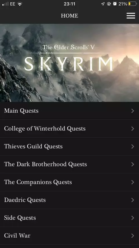 7 iPhone Apps e te manaʻomia pe a fai o oe ose Elder Scrolls fan 2071_15