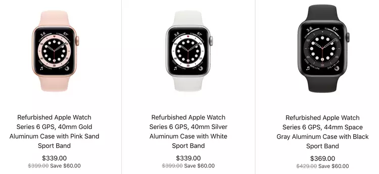 Apple begin opgeknapte Apple Watch Series 6 verkoop 20732_2