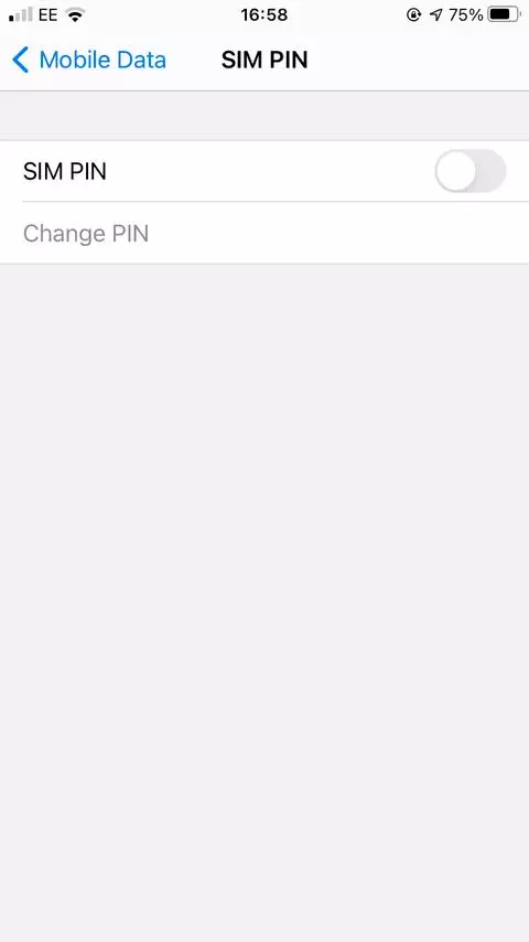 Jinsi ya Kulinda SIM Kadi yako ya iPhone na PIN ya SIM 2079_4