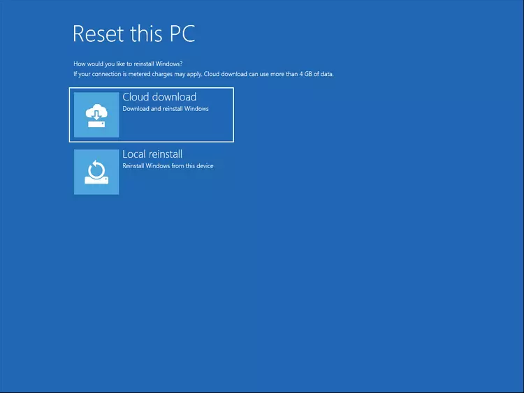Jak przywrócić ustawienia fabryczne systemu Windows 11 bez hasła administratora? 210_5