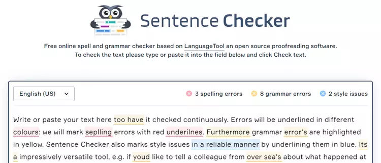 Ang 6 Labing Maayo nga Pag-download nga Libre nga Spelling ug Grammar Checker 2113_4