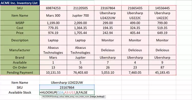 Amafomula angu-7 Awusizo Kakhulu E-Excel Okuphathwa Kwempahla 21196_12