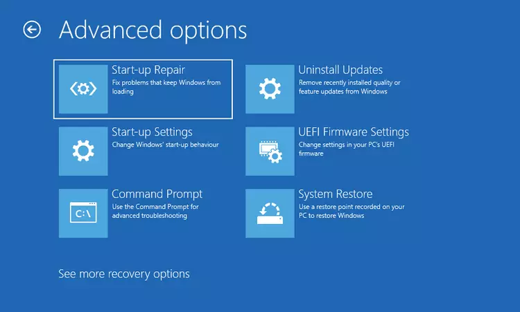 8 طرق للوصول إلى قائمة خيارات بدء التشغيل المتقدمة في Windows 11 211_3