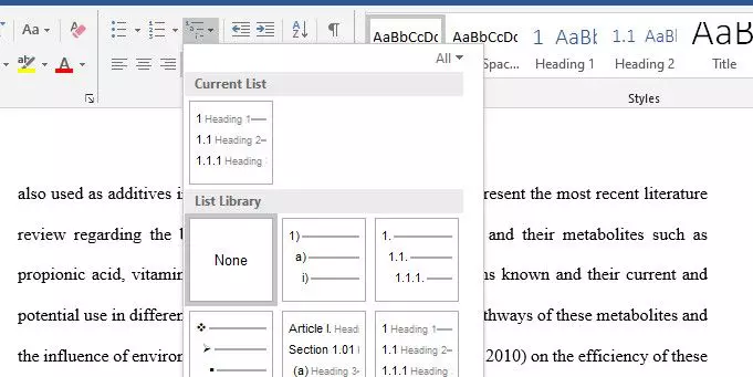 Cum să numerotați documentul Microsoft Word 21260_7