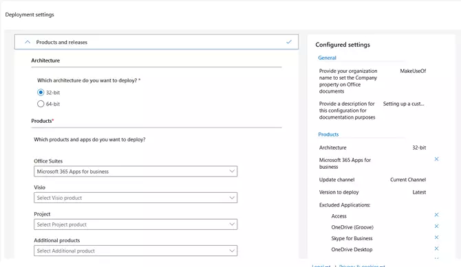 Office Deployment Tool yordamida ofis oʻrnatishingizni moslashtiring 21264_4