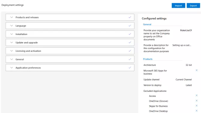 Office Deployment Tool yordamida ofis oʻrnatishingizni moslashtiring 21264_8