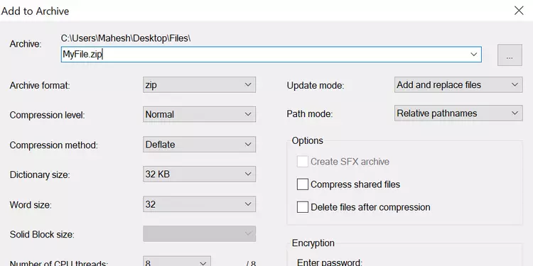 Fomba 6 mora hamoronana rakitra ZIP Windows 10 21275_5