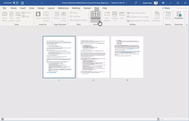 Microsoft Word دىكى كىتابقا ئوخشاش بەتلەرنى قانداق قىلىپ ئوقۇش كېرەك 21283_3