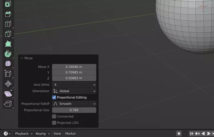 Sådan bruger du proportional redigering i Blender: En begyndervejledning 2158_6