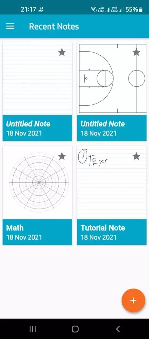 Iwo 5 Akanakisa Alternatives kune Samsung Notes 21672_10