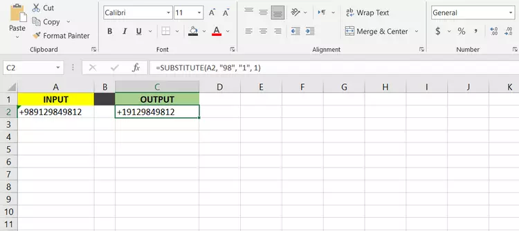 Hoe de SUBSTITUTE-functie in Excel te gebruiken? 21722_2