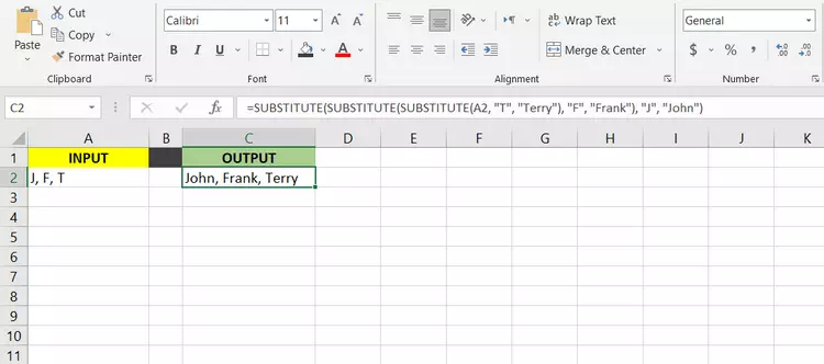 Hoe de SUBSTITUTE-functie in Excel te gebruiken? 21722_3